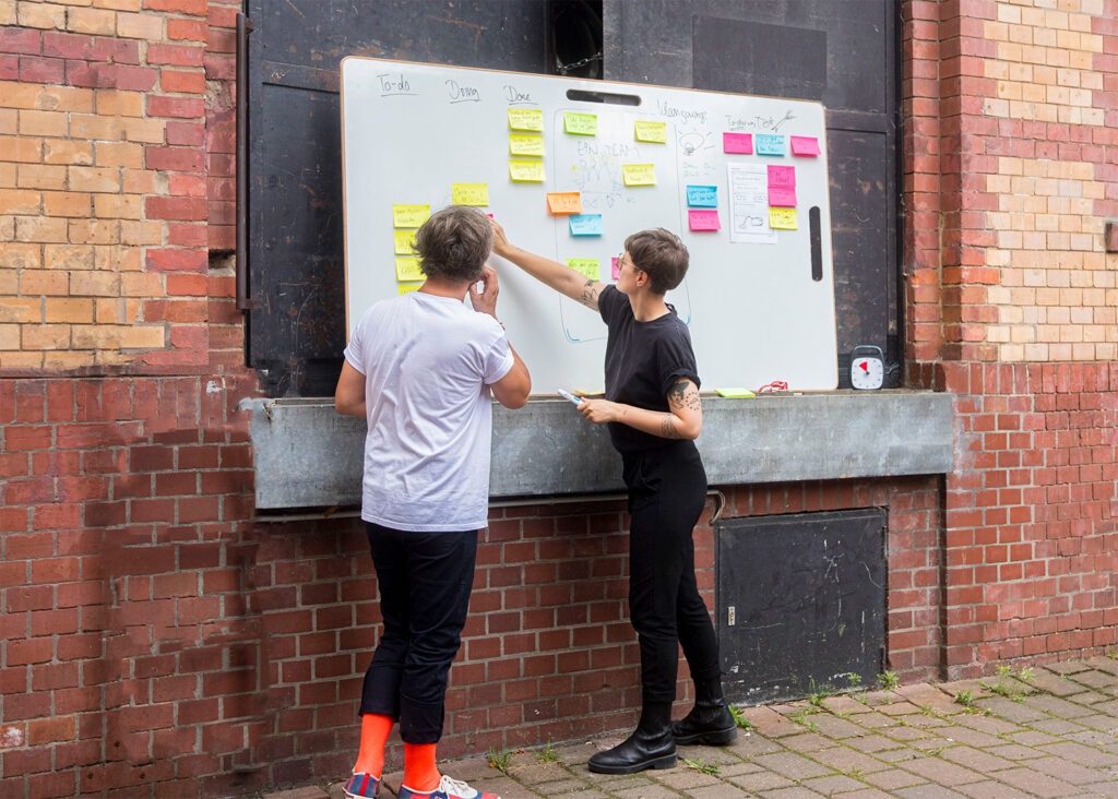 BigBoard großes Design-Whiteboard (Größe XL) für agiles Arbeiten